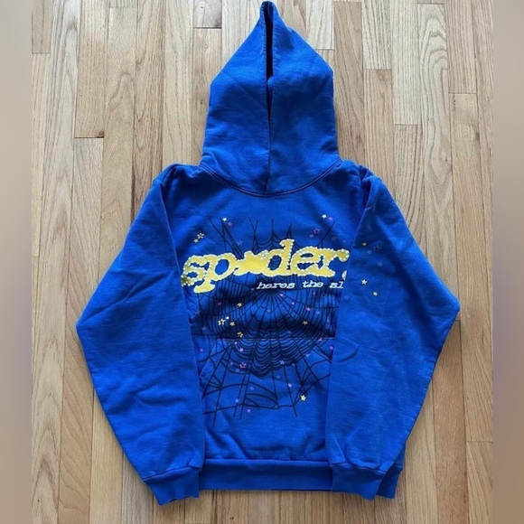 Sp5der | Other | Sp5der Hoodie Tc Blue | Poshmark